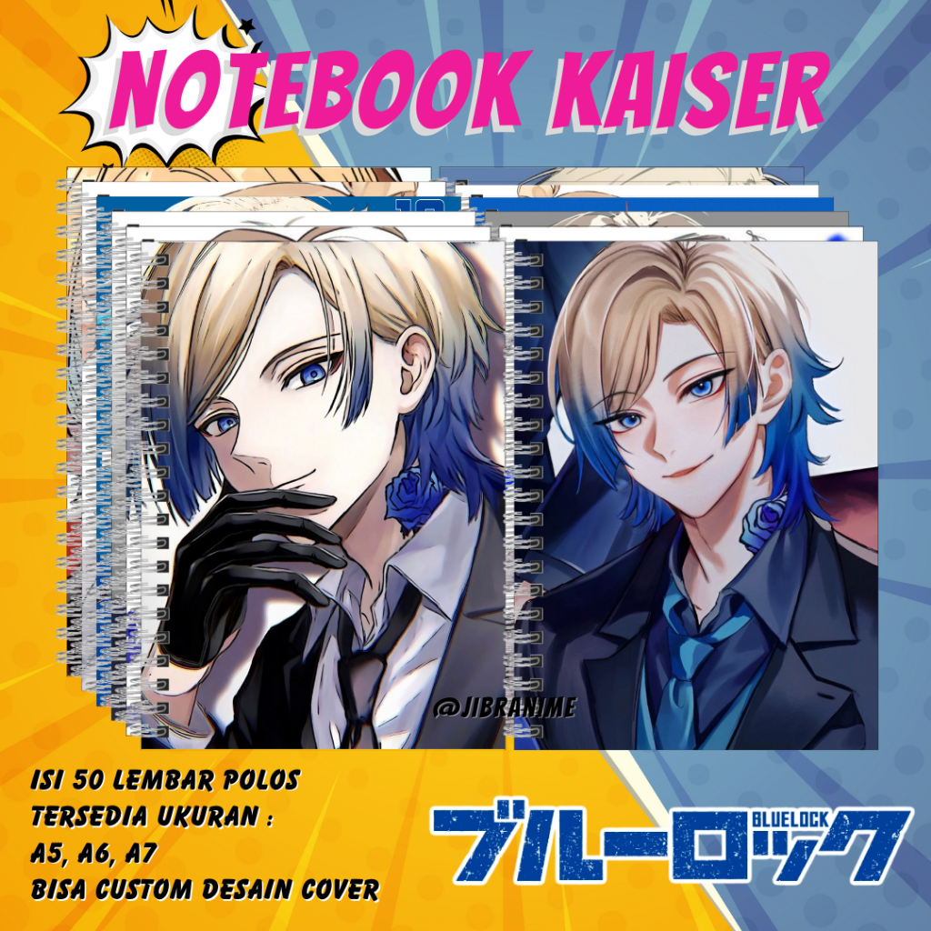 NOTEBOOK BLUE LOCK KAISER / NOTEBOOK BLUE LOCK KAISER / BLUE LOCK ...