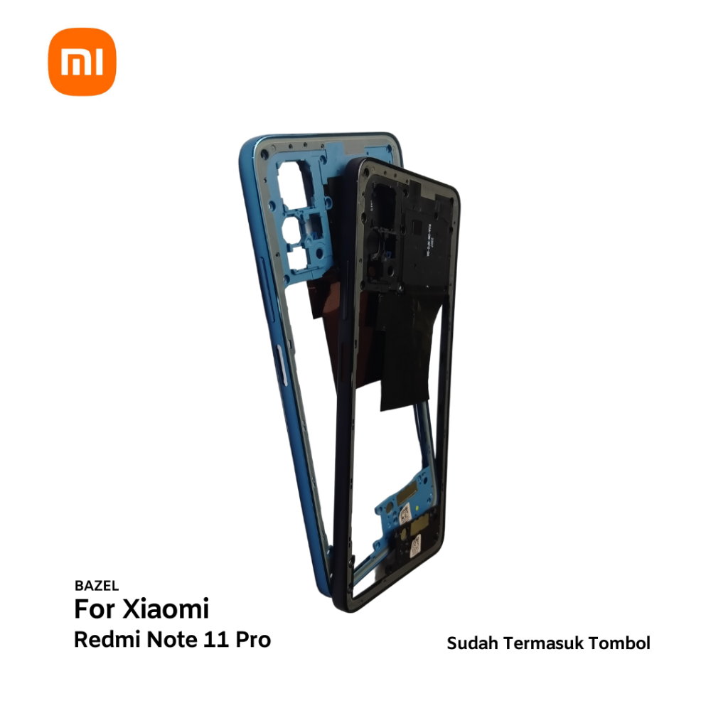 Mesin Bazel Bezel Xiaomi Redmi Note 11 Pro Original ฝาครอบเครื่องยนต์ ...