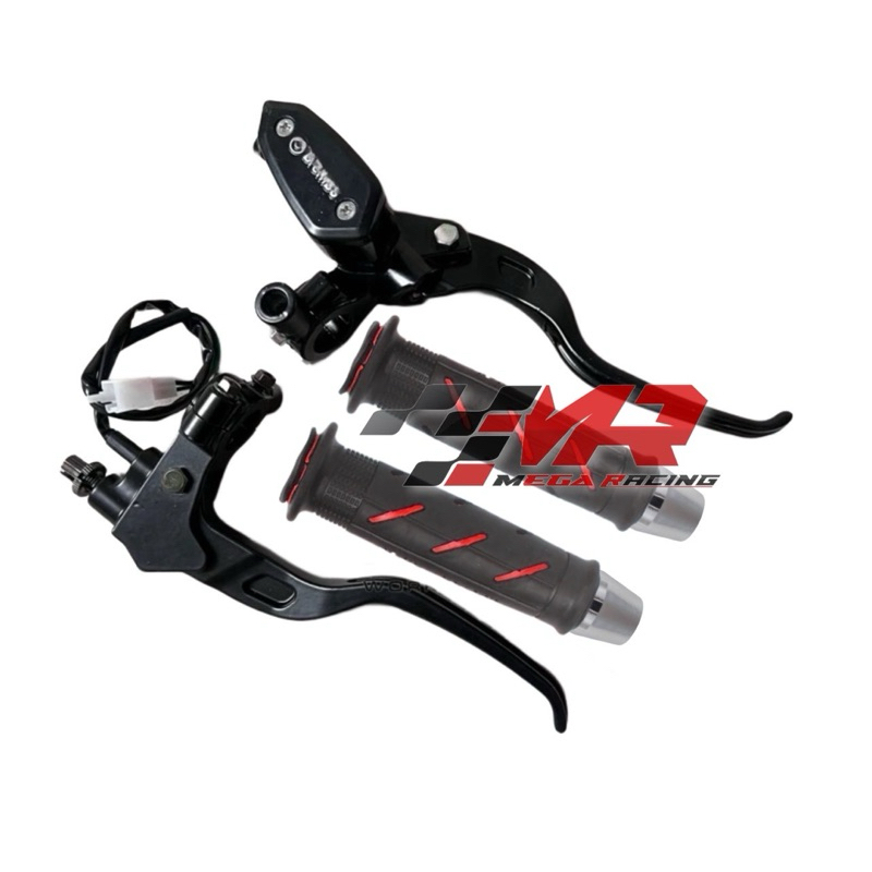 E2 ชุดแพ็คเกจหลักเบรครูปไข่ Handgrip Strip + Jalu Chrome Thailand Universal Handlebar รถ ...