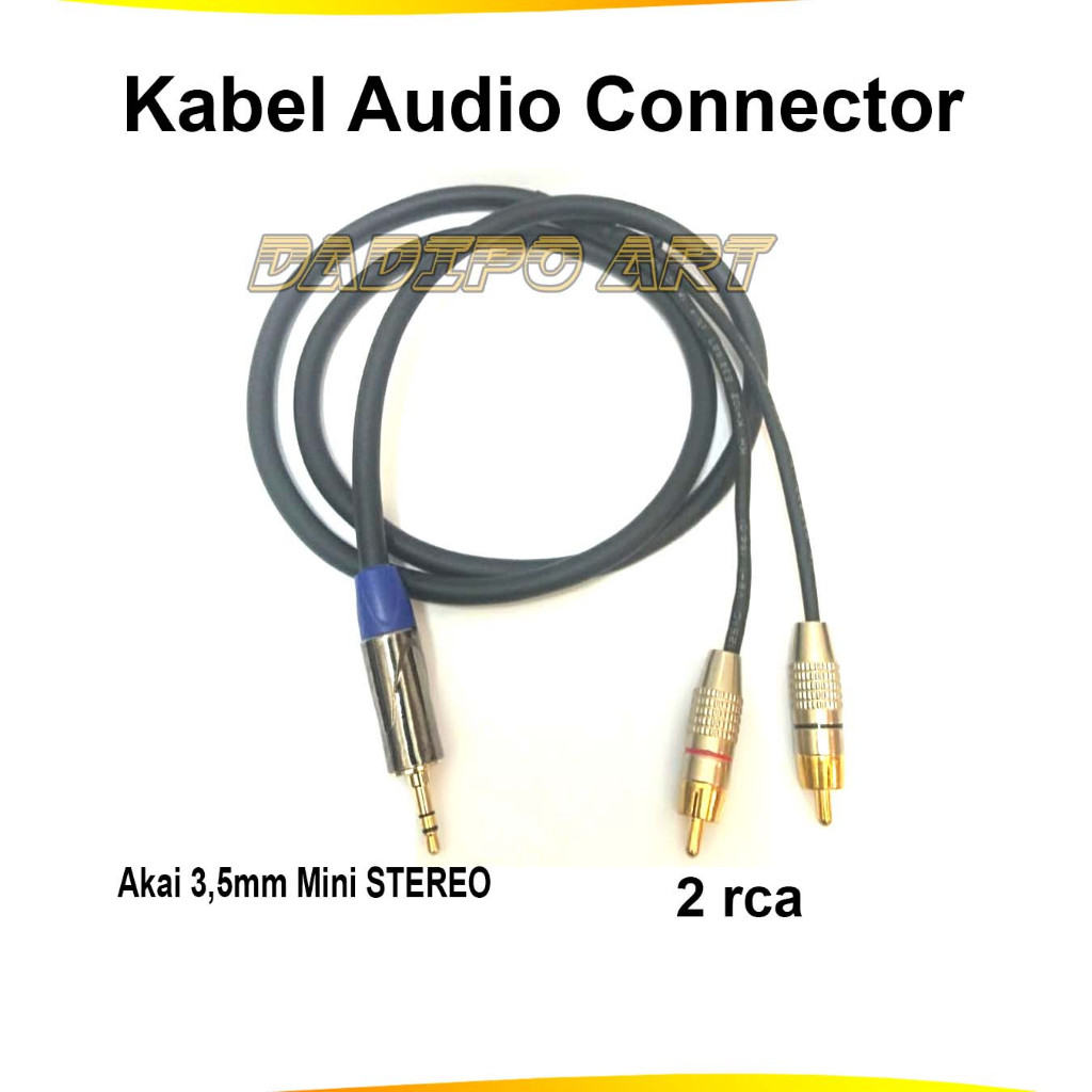 Akai Jack Cable 3,5mm Mini Streo to 2RCA Audio Connector Jack (1 เมตร ...