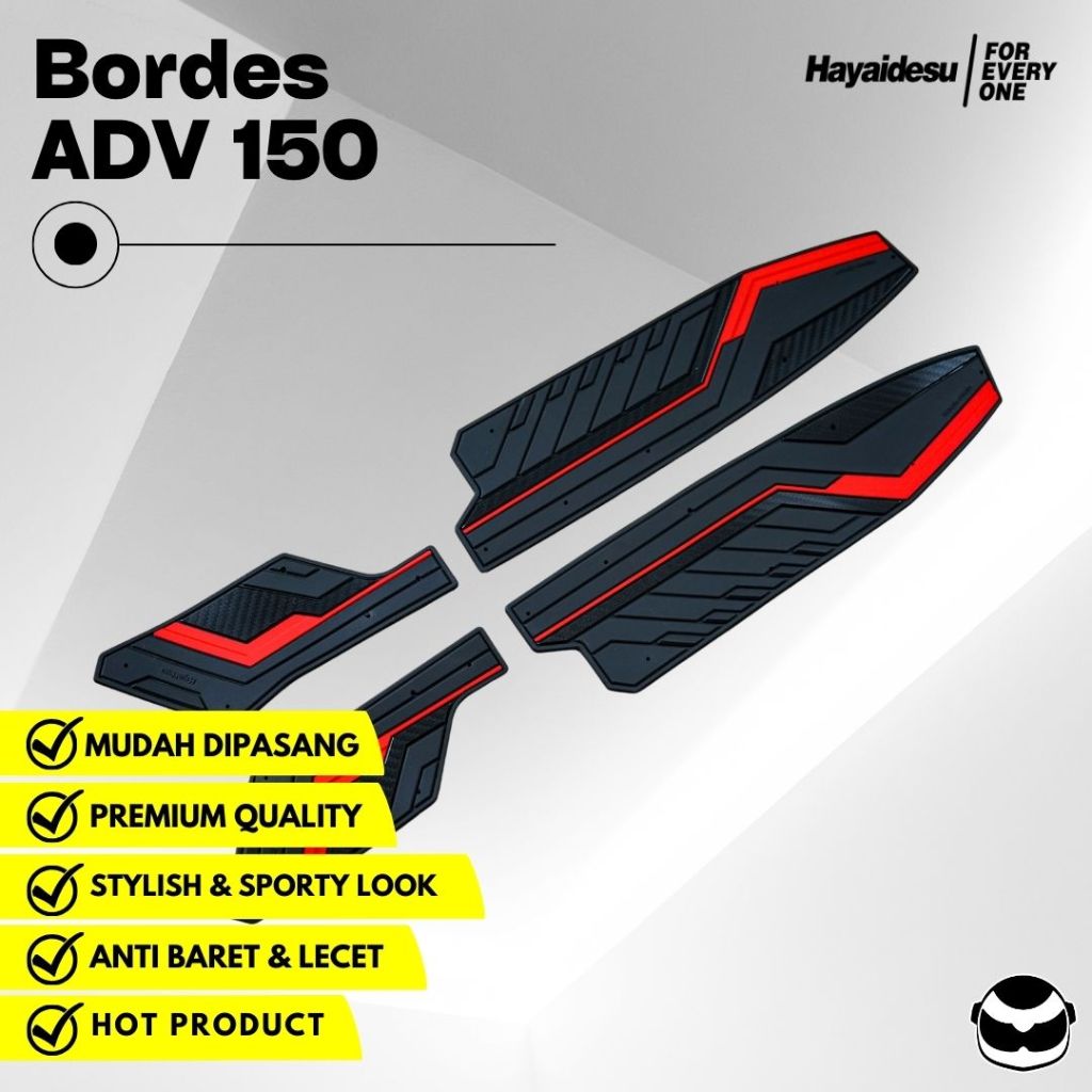 Hayidesu ADV 150 Step Floorrest ADV 150 พรมมอเตอร์ไซค์ Bordes - คุณภาพ ...