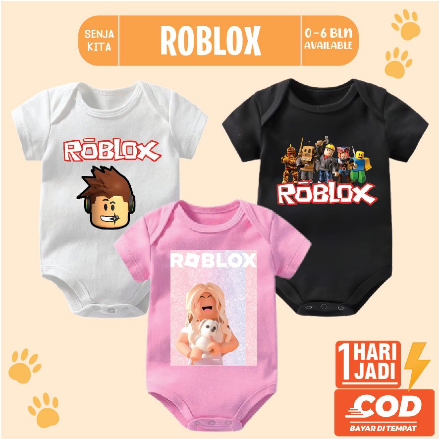 เสื้อผ้าเด็ก Jumper Baby ROBLOX GAME Sleepsuit ตัวละครแรกเกิด | Shopee ...