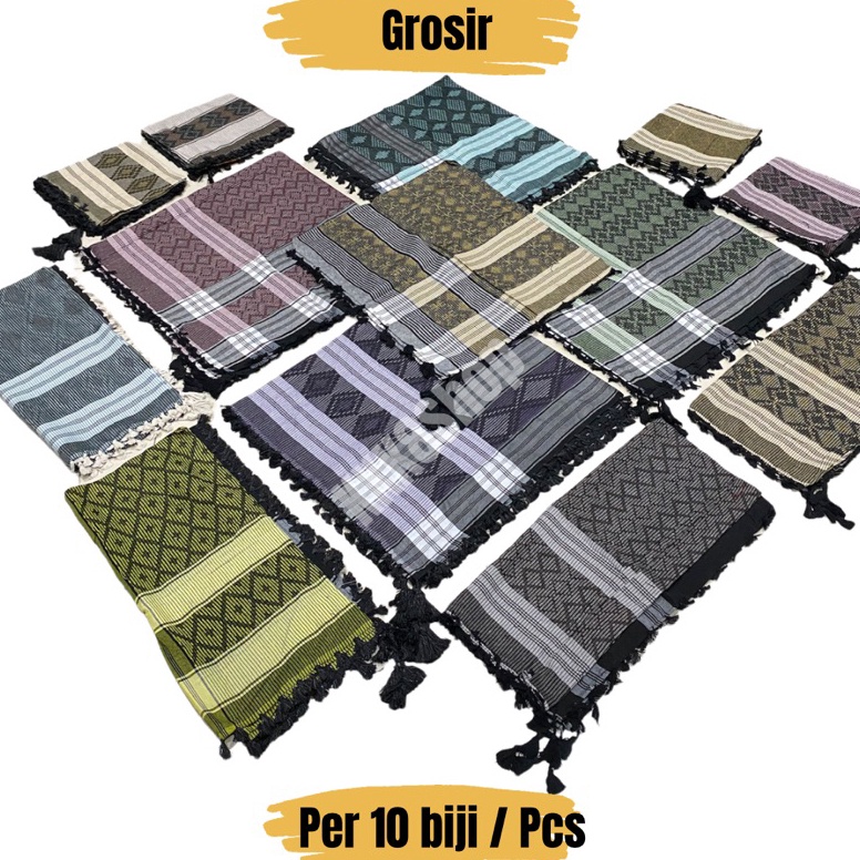 Palestine Rance ทอ Turban พรีเมี่ยม Songket Motif ขายส่ง 1 ชิ้นมุสลิม ...