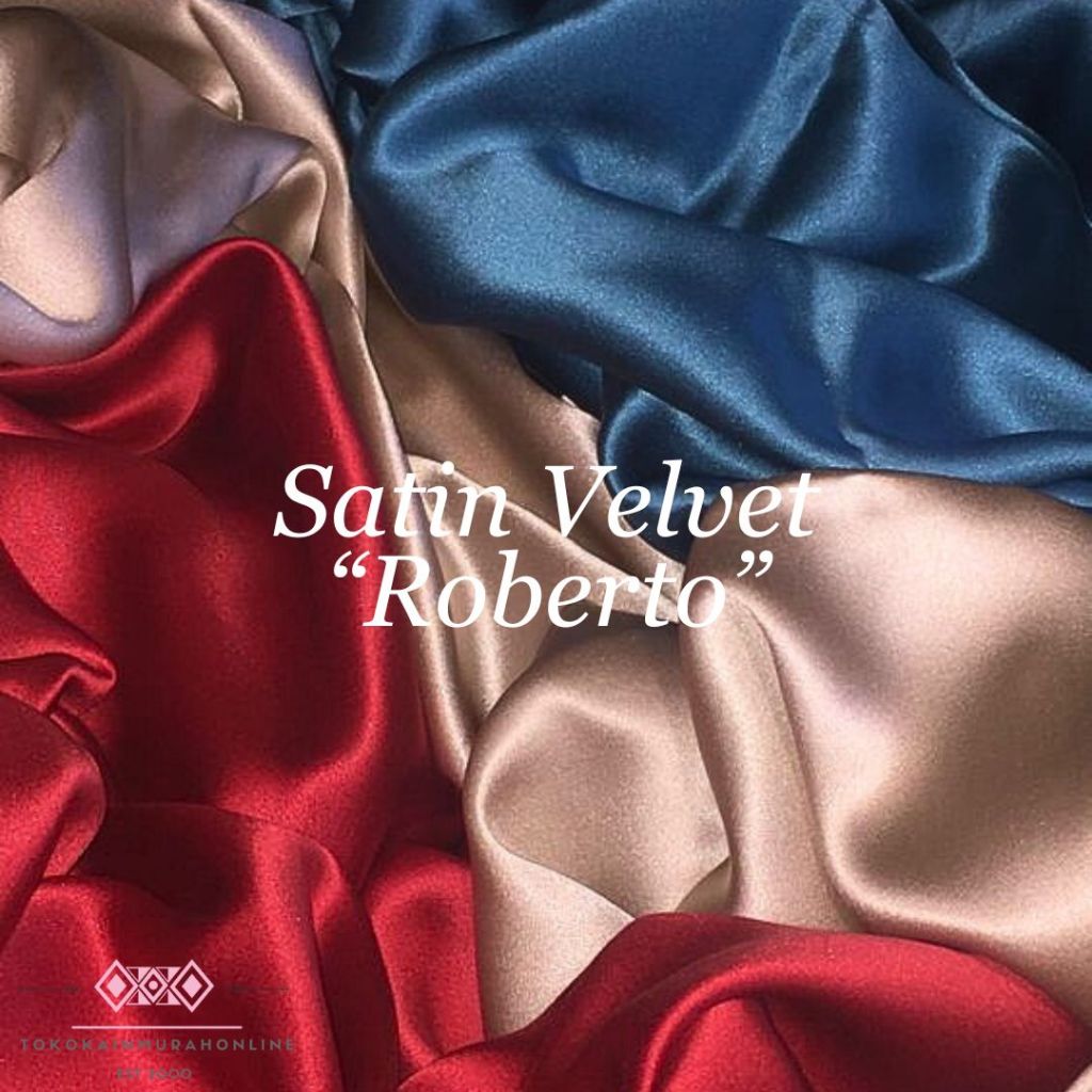 100% Original Premium Super Silk Velvet Satin Fabric (สําหรับเพื่อน ...