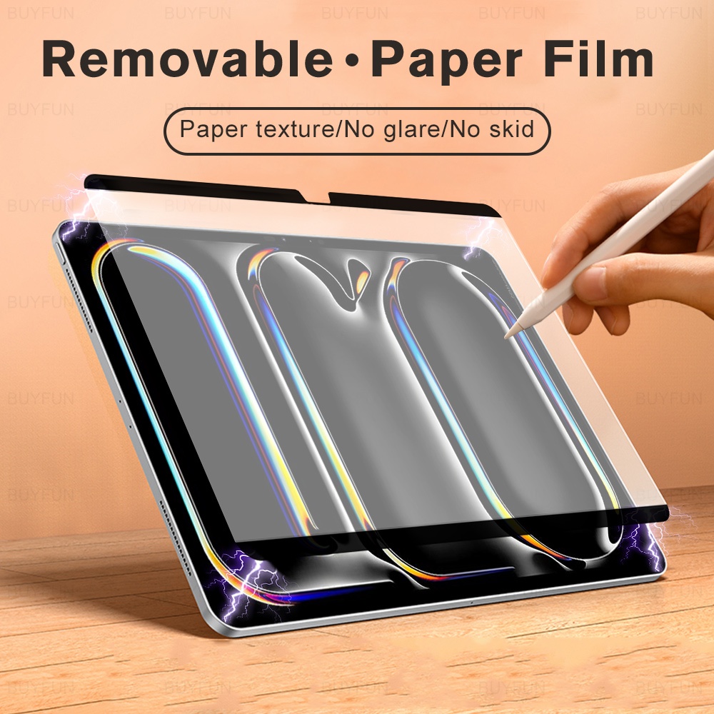 Paperlike Magnetic iPad Air 6 11 Air 13 M4 2024 ตัวป้องกันหน้าจอป้องกัน ...