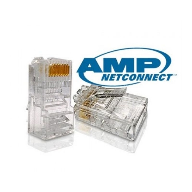 Commscope AMP LAN CONNECTOR RJ45 CAT5E - ขายปลีก - หน่วย | Shopee Thailand