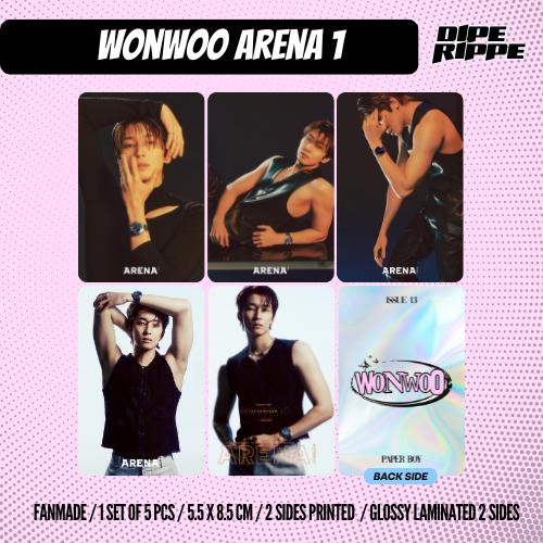 Wonwoo ARENA MAGAZINE โฟโต้การ์ด WONU | Shopee Thailand
