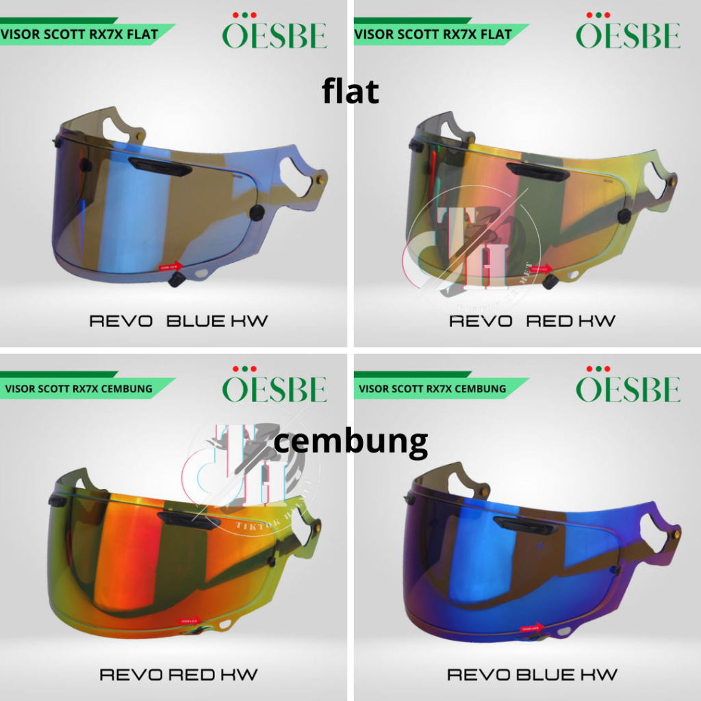 กระจกvisor RX7X iridium RevoแจกันเดิมRX7XผลิตในOesbe AR*i RX7X, Rapide ...
