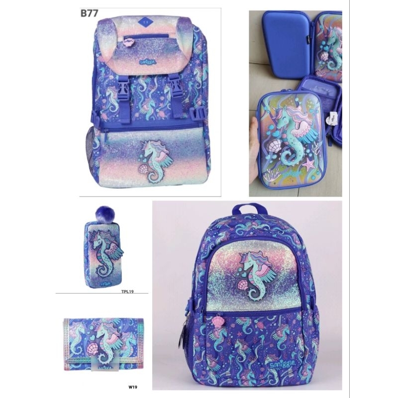 Seahorse SD Backpack/กระเป๋าเป้สะพายหลังเด็กผู้หญิงชั้นประถมศึกษา ...