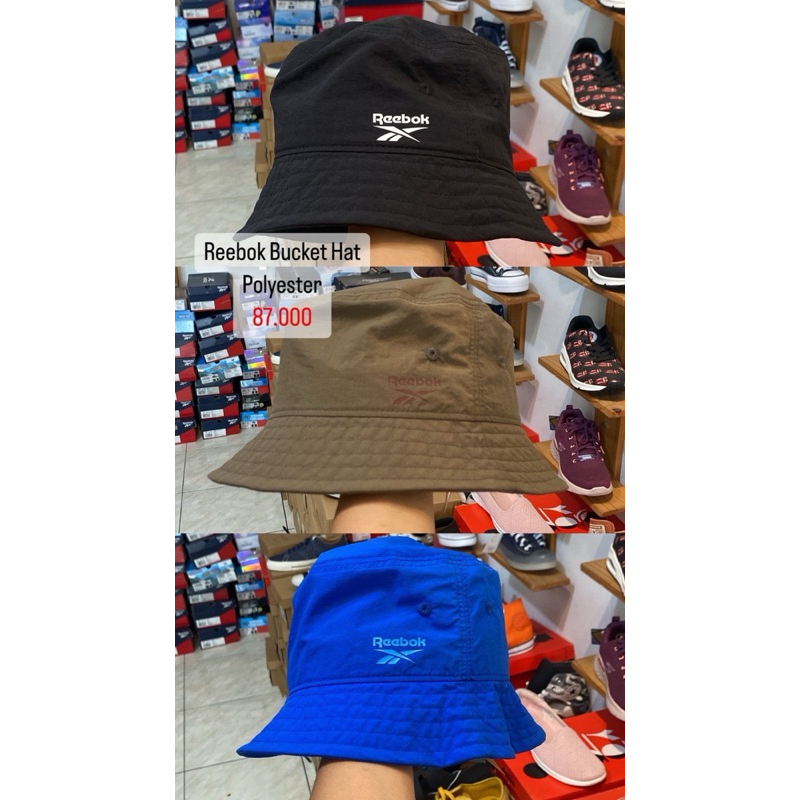 3 สี VARIATIONS BUCKET HAT REEBOK POLYESTER UNISEX ผู้ชายและผู้หญิงหมวก ...