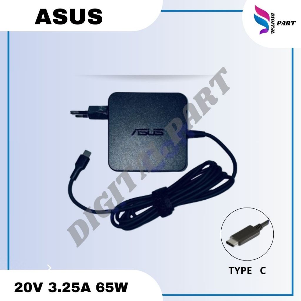 Asus UX425J UX425JA 65W USB Type-C 20V-3.25A อะแดปเตอร์ชาร์จแล็ปท็อป ...