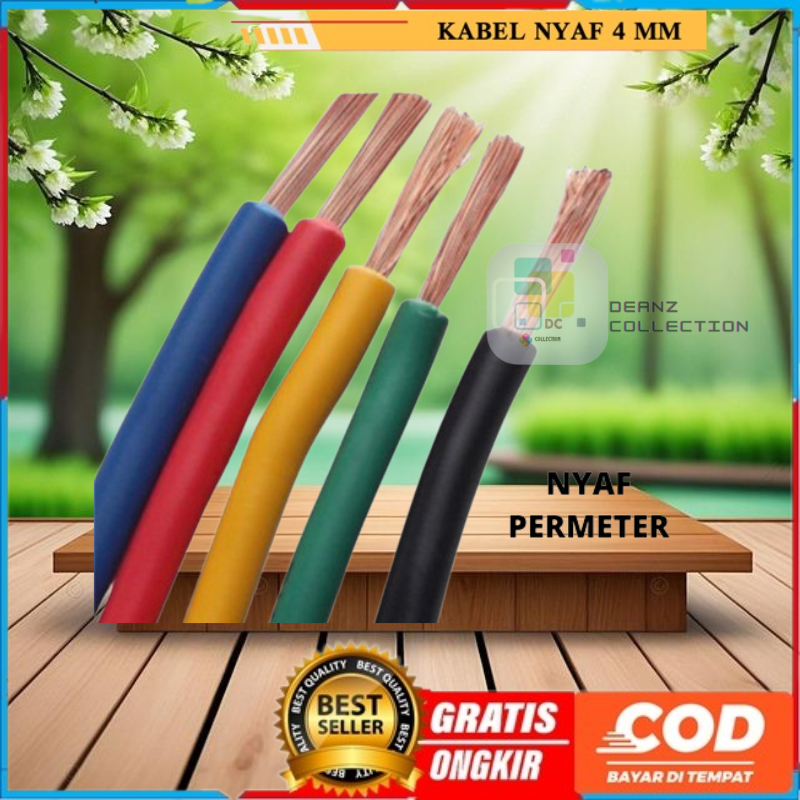 - สายไฟเบอร์ NYAF 4MM NYAF สาย 4MM Grounding Cable ต่อเมตร Super Cable ...