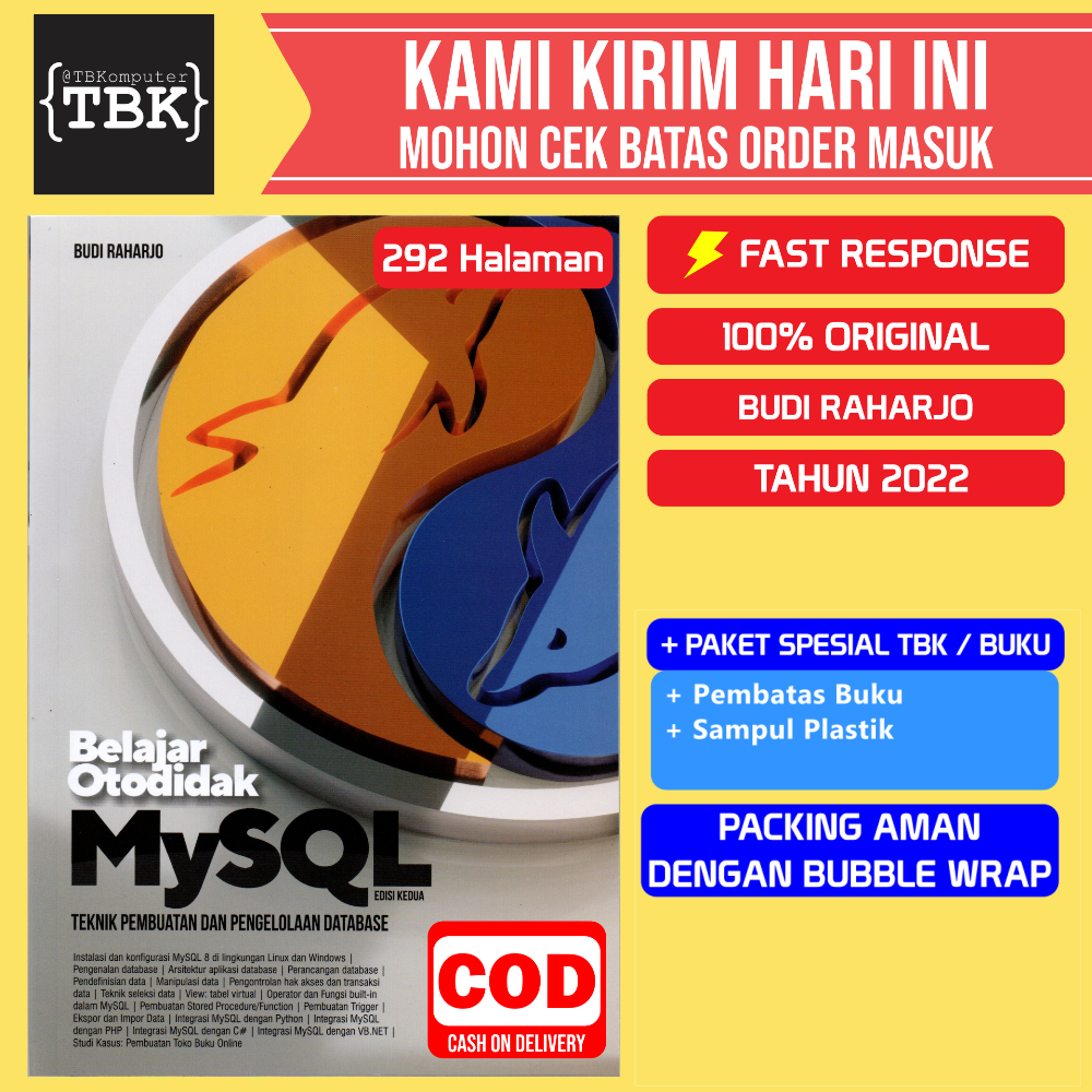 Mysql AUTODIDICT LEARNING หนังสือเครื่องยนต์และการประมวลผลข้อมูล BUDI RAHARJO REVISION 2 ...