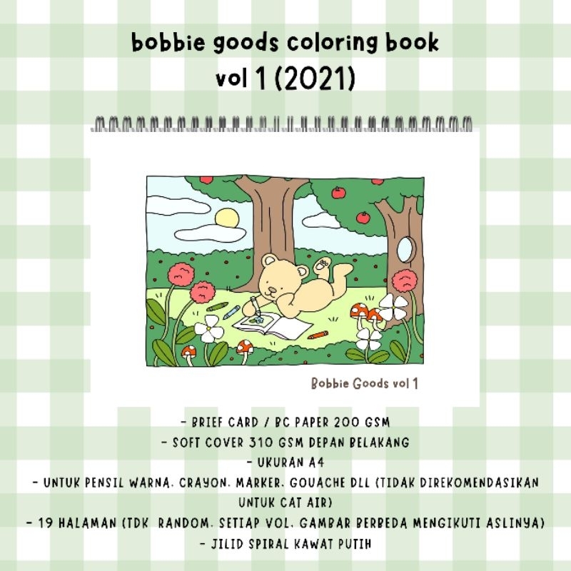 Bobbie Goods Coloring Book Vol 1 2021 19 หน้า BC paper Coloring Book ...