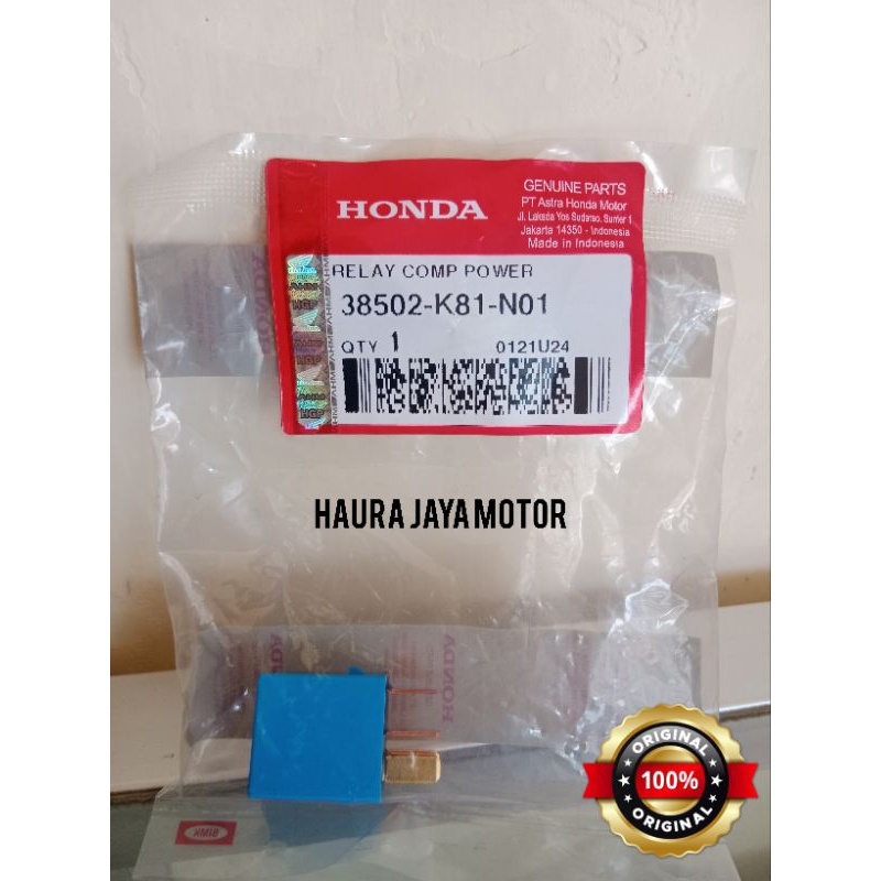 38502-k81-n01 รีเลย์ Comp Power 5 Pin Honda BeAT Sporty eSP K81 ...