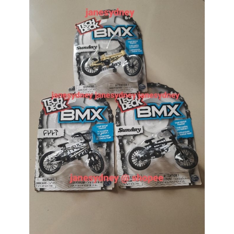 Original TECHDECK Bicycle Tech Deck Mini Sunday Fult Bike BMX Bike ...