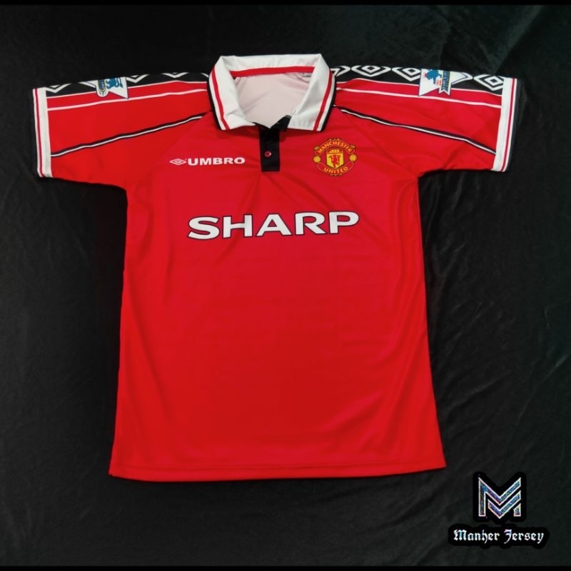 เสื้อเจอร์ซีย์ MU 1998 Home Full Printing | Shopee Thailand