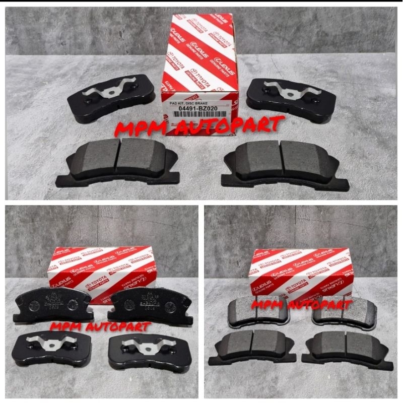 ผ้าเบรค agya yayla matic datsun go ผ้าเบรคหน้า 04491-BZ020 | Shopee ...