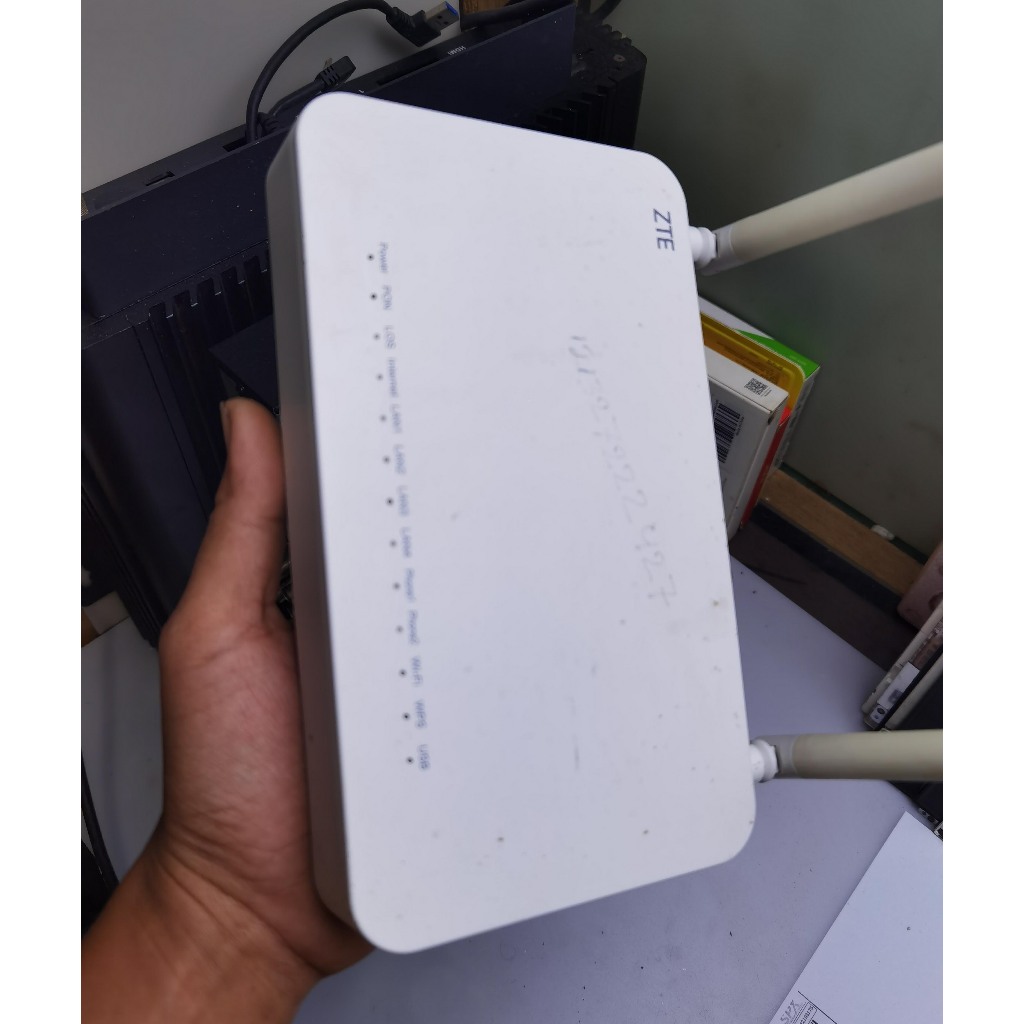 ZTE GPON ONT ZXHN F609 + อะแดปเตอร์ | Shopee Thailand