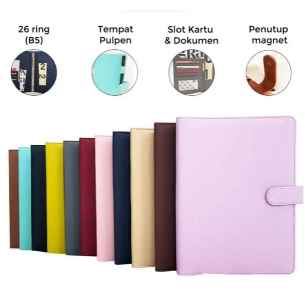 แฟ้มห่วง B5 26 ห่วง B5 26 ห่วง B5 คุณภาพดี | Shopee Thailand