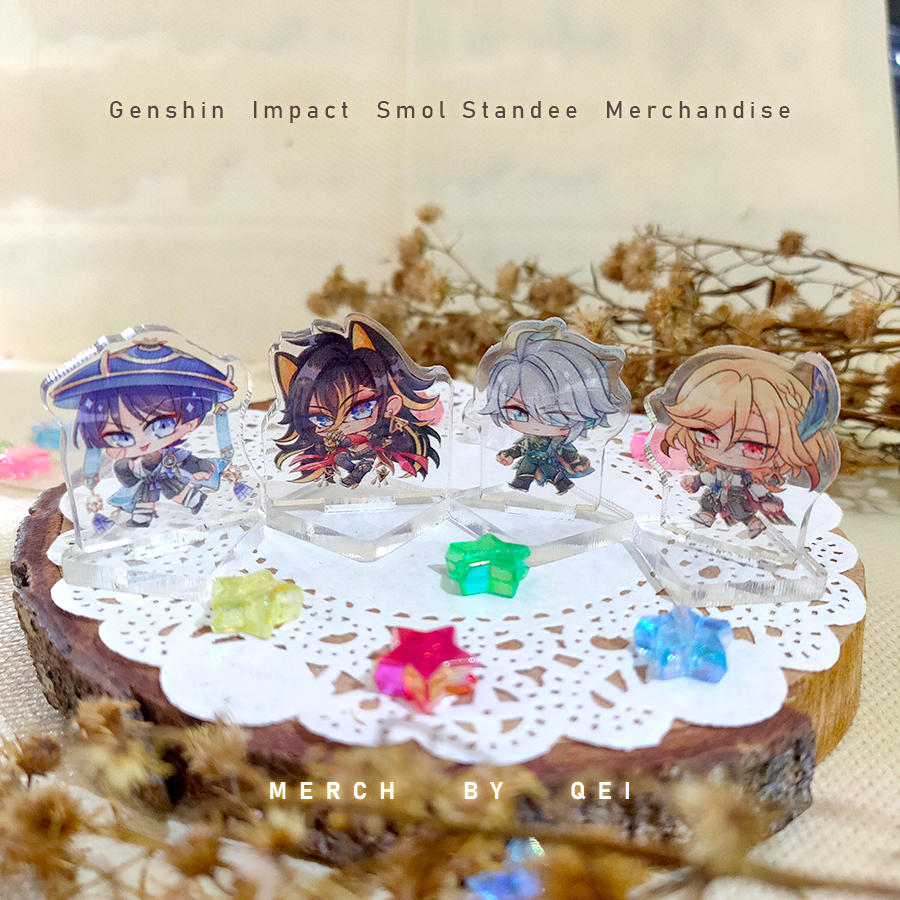 Standee Mini (Standee Kutu) Genshin Impact Fanart Merchandise - MERCH ...