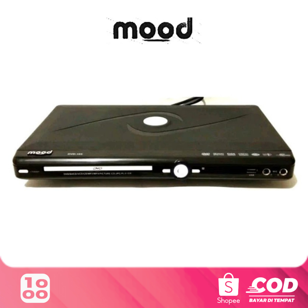 เครื่องเล่นดีวีดี MOOD 105 รองรับพอร์ต USB รูปแบบ MP3 MP4 DVD VCD SVCD CD | Shopee Thailand
