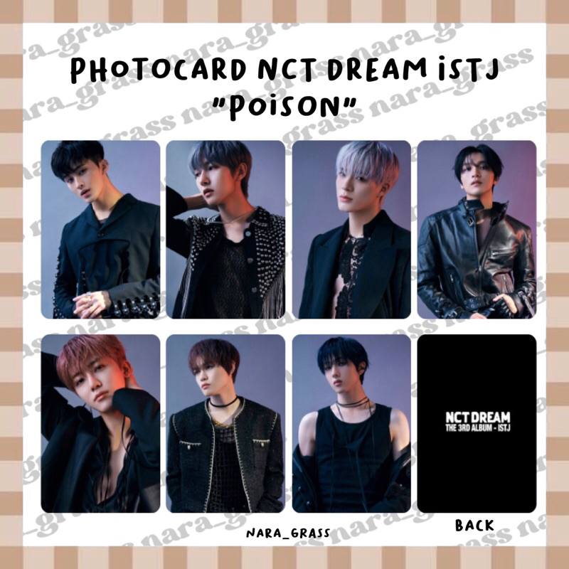 โฟโต้การ์ด UNOFFICIAL NCT DREAM ISTJ POISON MARK RENJUN JENO HAECHAN ...