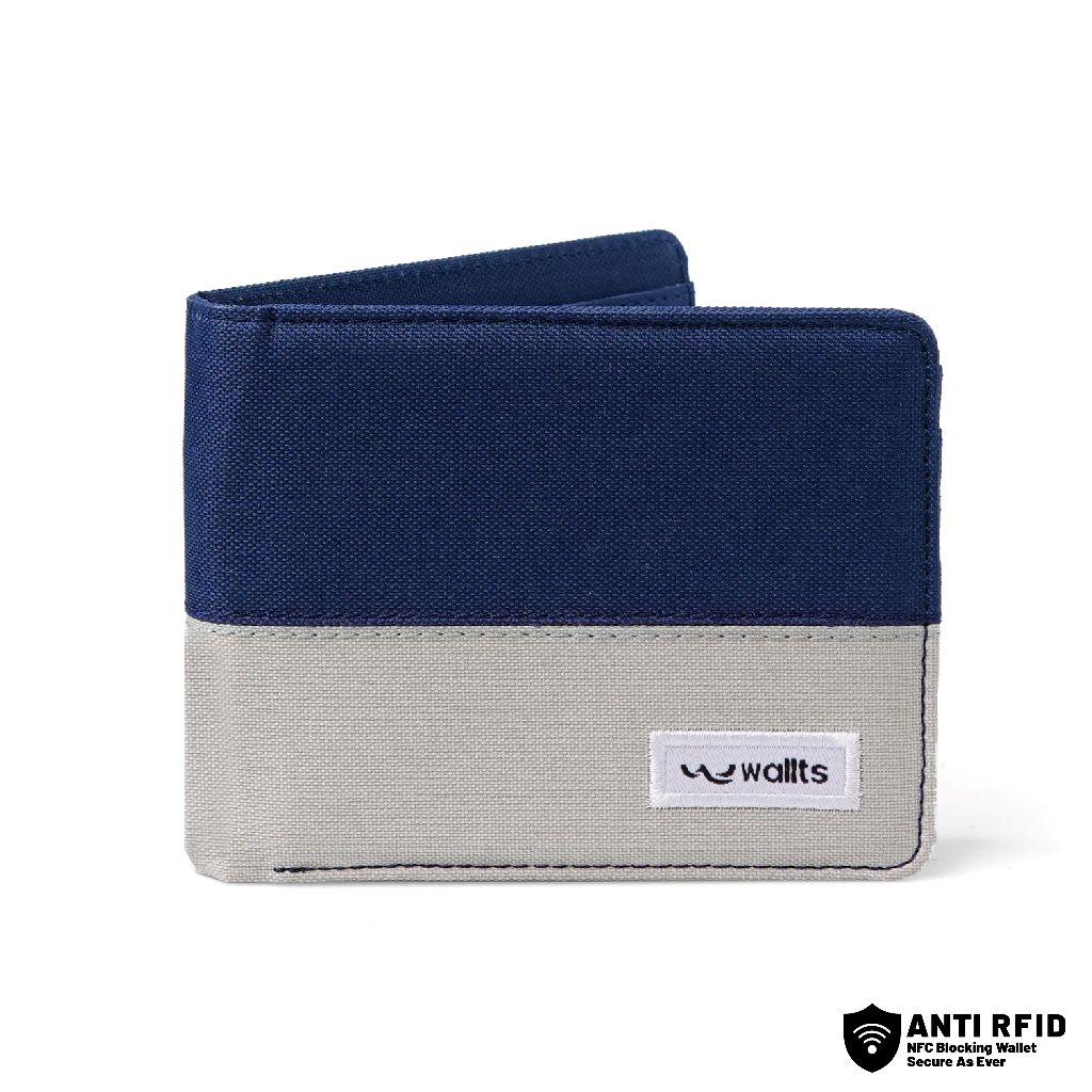 Wallts Keio Navy Stripes - กระเป๋าสตางค์ผู้ชาย กระเป๋าสตางค์แบบพับได้ผู้ชาย | Shopee Thailand
