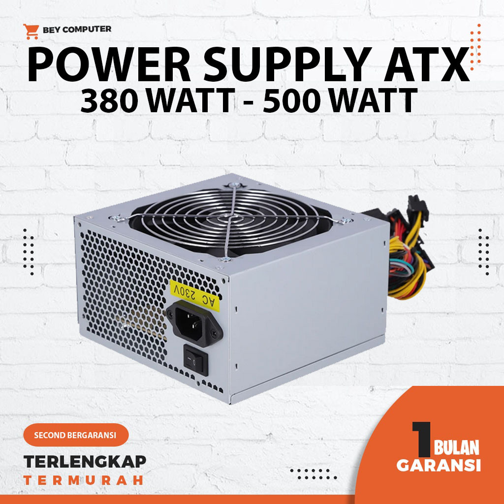 STANDARD PSU / พาวเวอร์ซัพพลายคอมพิวเตอร์มือสอง รับประกัน (RANDOMWATT ...