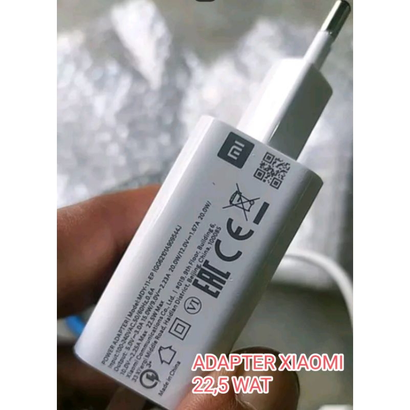 อะแดปเตอร์ชาร์จเร็ว XIAOMI 22.5wat MDY-11EP ของแท้ 100% | Shopee Thailand