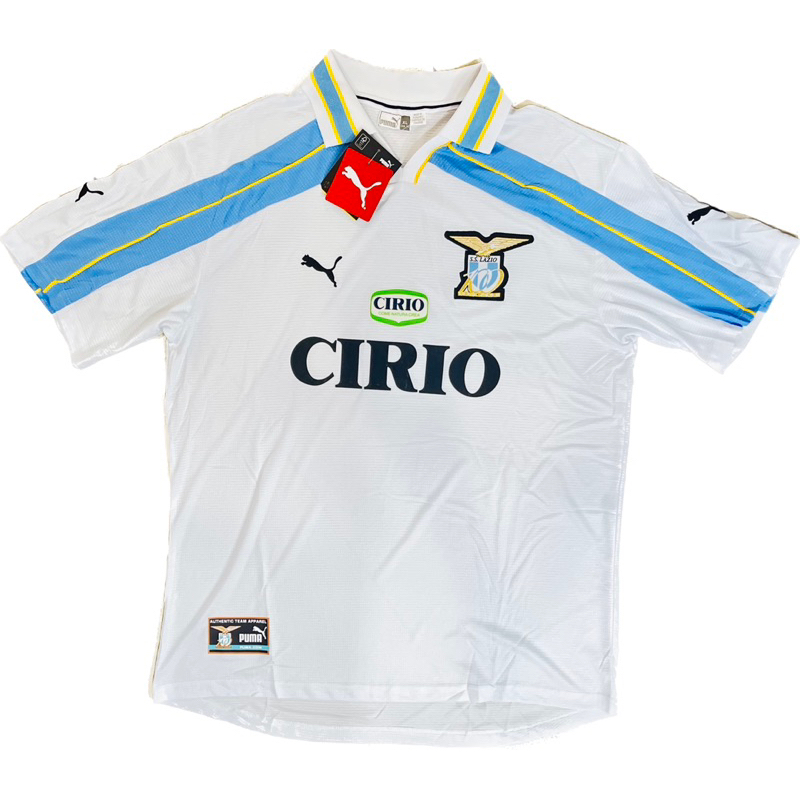 เสื้อกีฬาแขนสั้น ลายทีม Lazio away kit retro 1999 | Shopee Thailand