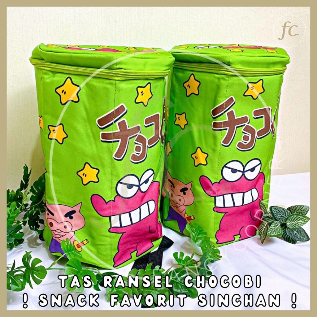 Japan Backpack กระเป๋าเป้แฟชั่นเกาหลี กระเป๋าเดินทาง Motif Snack Crayon ...