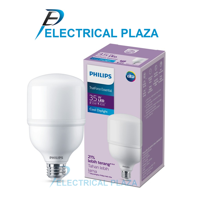 Putih Philips LED TrueForce Ess 35W สีขาว Cool Daylight 6500K Tforce ...