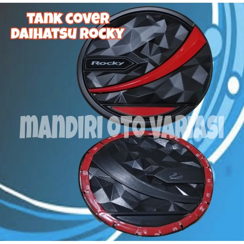 Hitam MERAH Rocky 2021 ฝาถัง daihatsu สีดํา ครอบถังน้ํามันรถยนต์แต่งสี ...