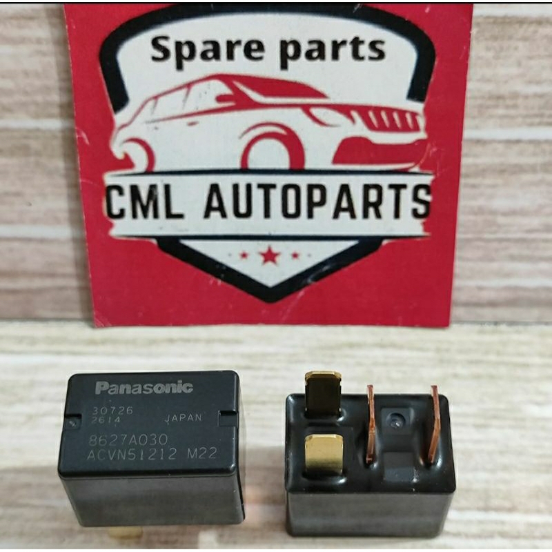 รีเลย์สตาร์ทเตอร์ Panasonic 8627A030 Japan Xpander Pajero Mirage 4 ขา ...