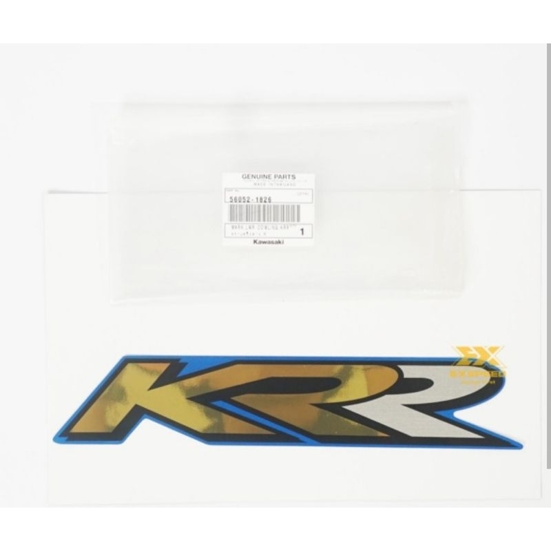 สติ๊กเกอร์สตริป NINJA RR OLD KRR ZX BLUE ORIGINAL KAWASAKI | Shopee ...