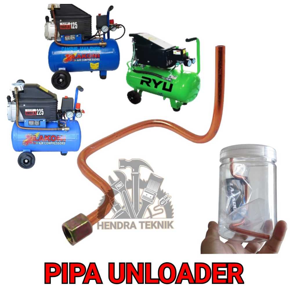 ท่อคอมเพรสเซอร์อัตโนมัติ 34hp Unloader 18 นิ้ว 1hp 25 ซม Shopee 4241