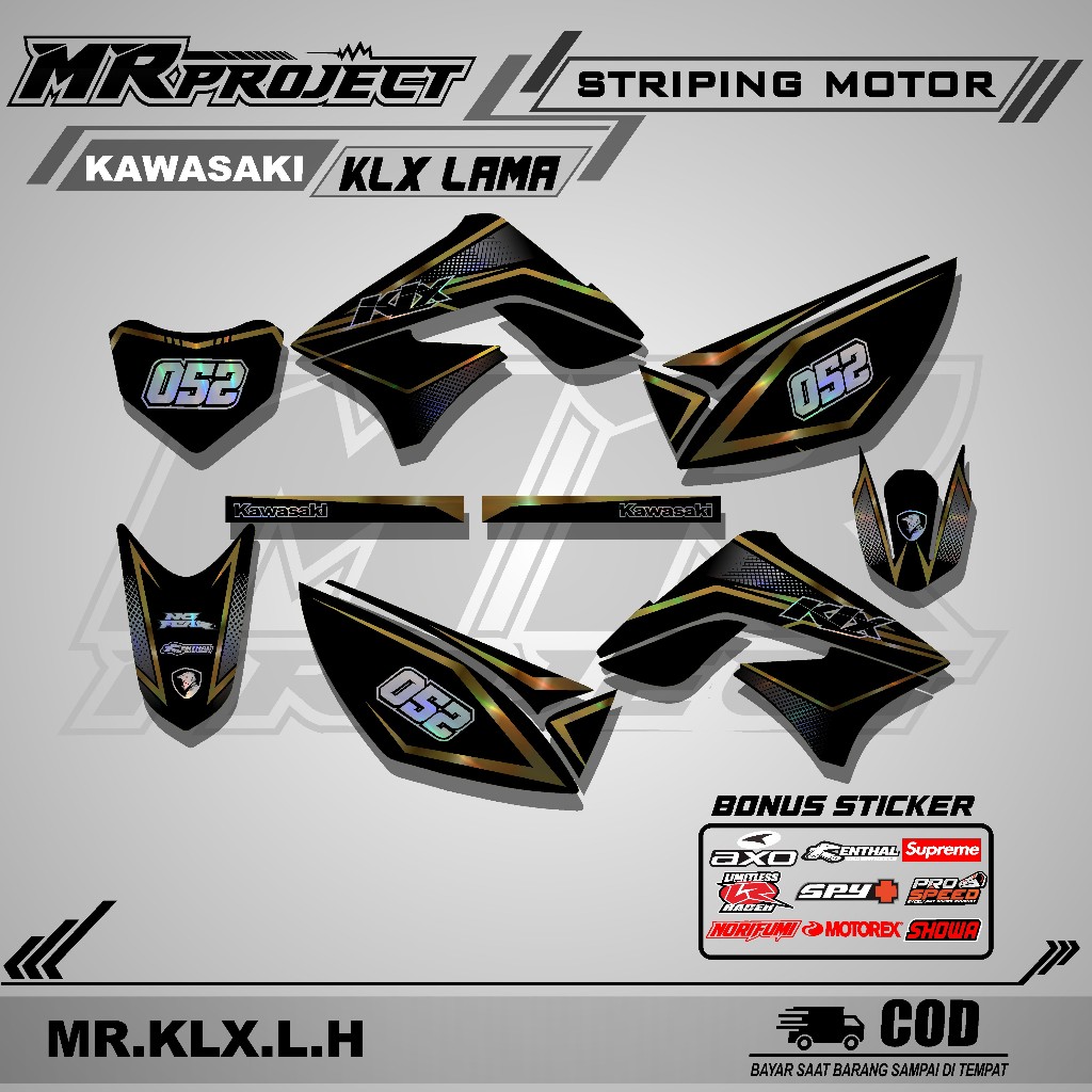เก่า klx 150 triping,S/L-striping สติกเกอร์ klx 150 ถึงรถจักรยานยนต์ ...