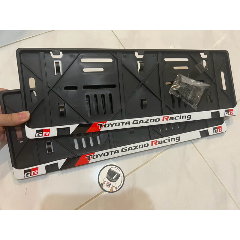 Toyota GR gazo racing JDM Number Plate Holder | Shopee Thailand