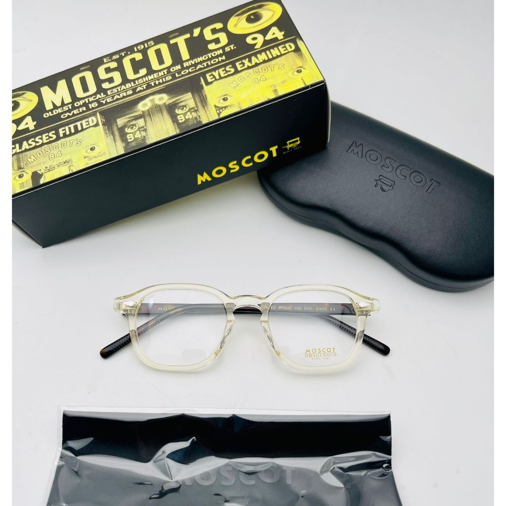 ใหม่ UNISEX Moscot's VANTZ SUPER PREMEUM กรอบแว่นตา วัสดุแกะสลัก ACETATE ครบชุด | Shopee Thailand