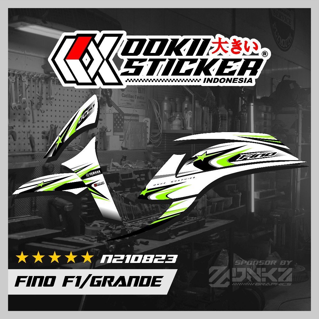 Fino FI Grande 125 Decal Striping Sticker Fino FI Grande 125 Premium ...