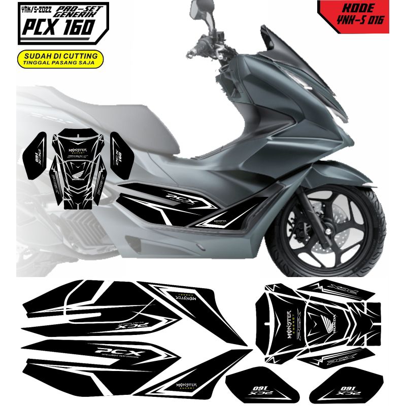 Fullset pcx 160 2021 2022 2023/decal pcx 160/Sticker no timbul pcx/Deck ...