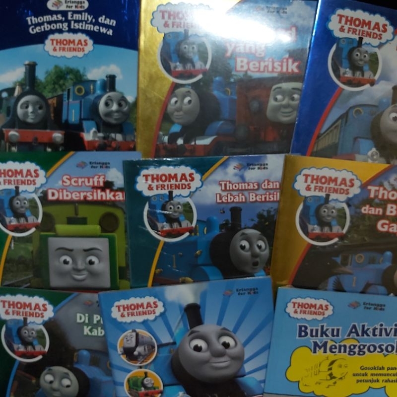 หนังสือต้นฉบับ นิทานและหนังสือกิจกรรมสําหรับเด็ก Thomas & FriendS ...