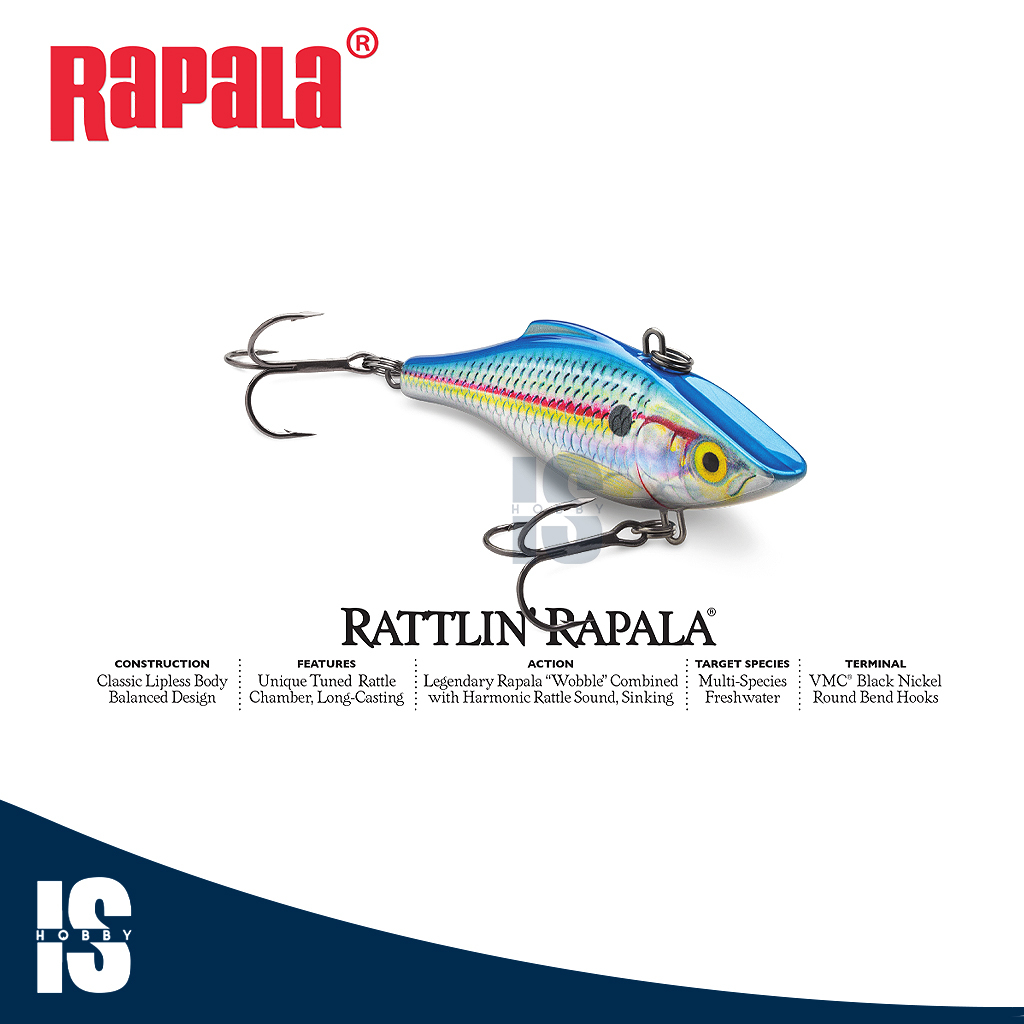 Minnow Rapala Rattlin Bait Lure 5cm 7cm RNR05 RNR07 | Shopee Thailand