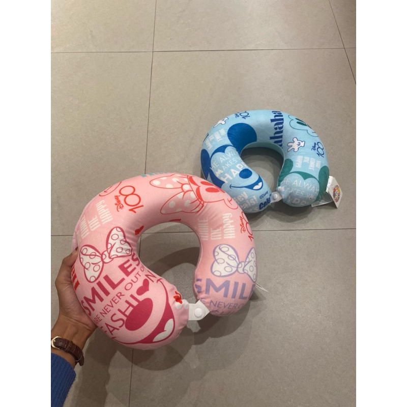 Miniso Disney Mickey Minnie Mouse U-Pillow / หมอนรองคอ miniso / หมอน ...