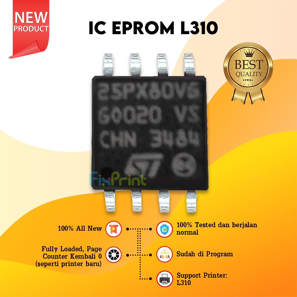 Ic Eeprom Resetter Epson L110 L120 L210 L220 L300 L310 L350 L360 Eprom ...
