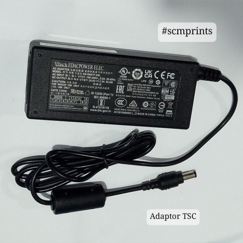 อะแดปเตอร์แปลงไฟ TSC PRINTER BARCODE TSC TTP-244 PE 200 TE200 TC200 ...