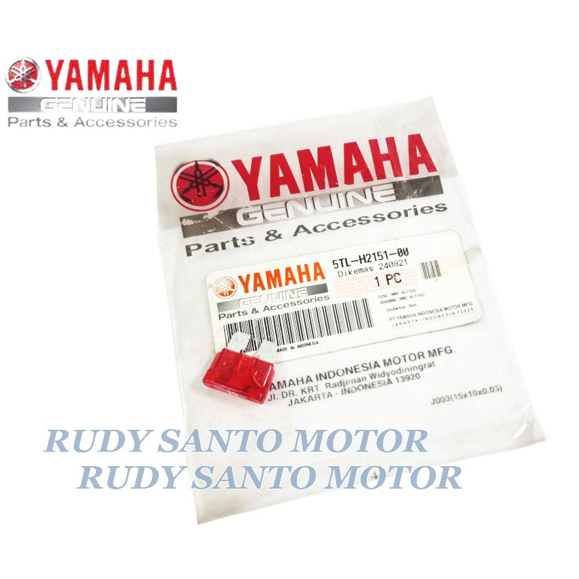ฟิวส์ 10a ของแท้ YAMAHA MIO, MIO SOUL, FINO, JUPMX/ FUSE (MIO) 5TL ...