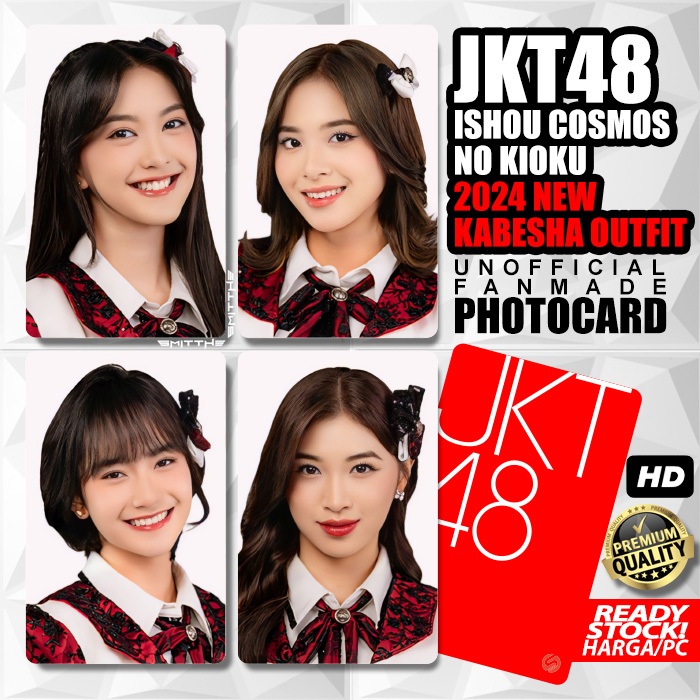 โฟโต้การ์ด JKT48 2024 Kabesha Outfit Ishou Cosmos no Kioku Unofficial ...