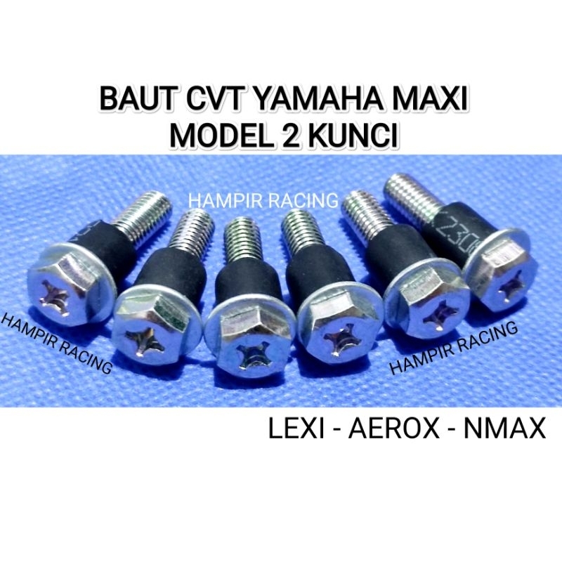 Cvt Cap Bolt YAMAHA NMAX AEROX LEXI CVT COVER Bolt YAMAHA MAXI AEROX ...
